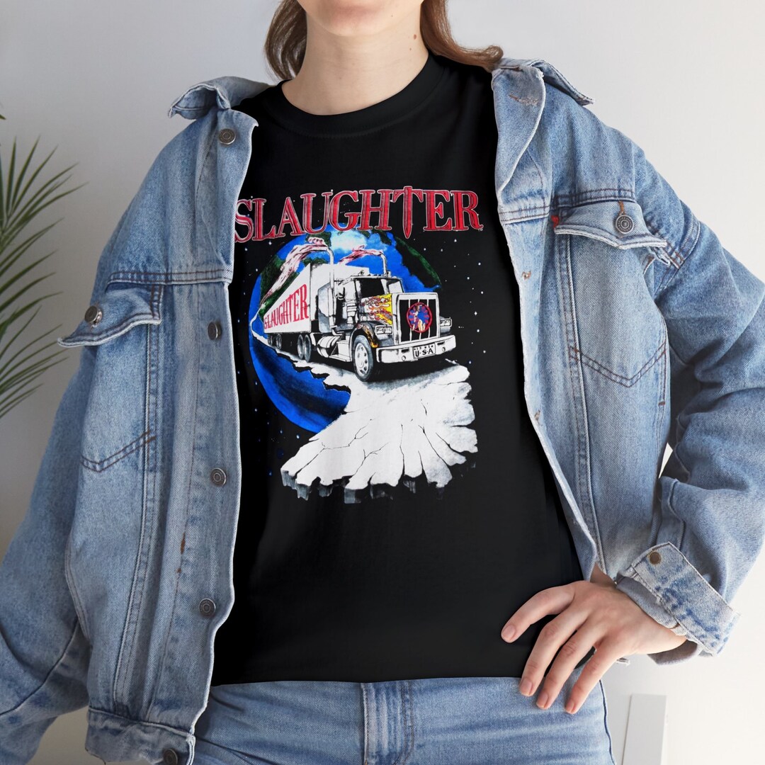 Slaughter Band Poster Album Cover T Shirt All Sizes S-5XL Hard Rock ...