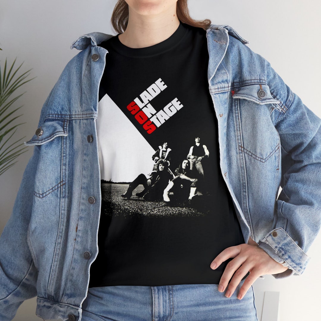 Slade on Stage Band Poster Album Cover T Shirt All Sizes S-5XL Hard ...