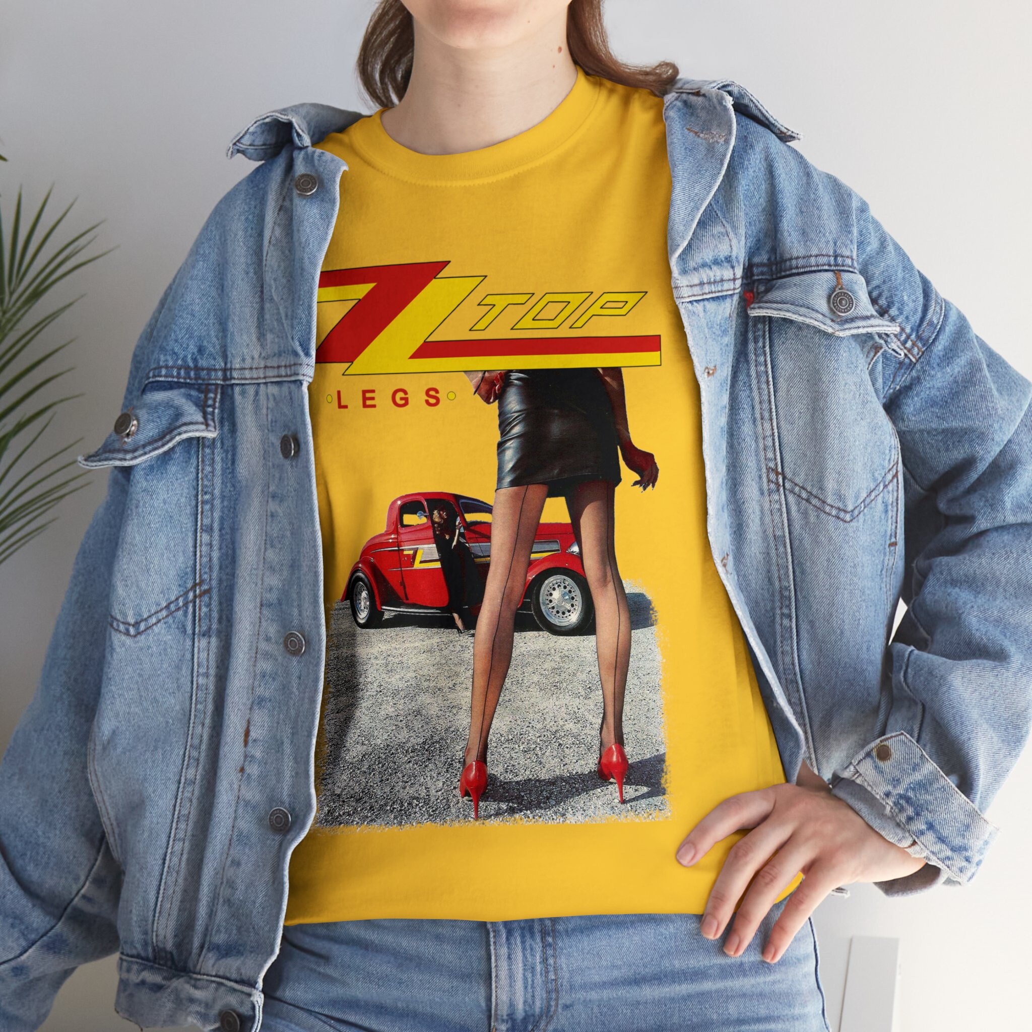 Zz Top Legs Album Cover T Shirt All Sizes S 5xl Hard Rock Vintage Unisex Heavy Cotton Tee Etsy