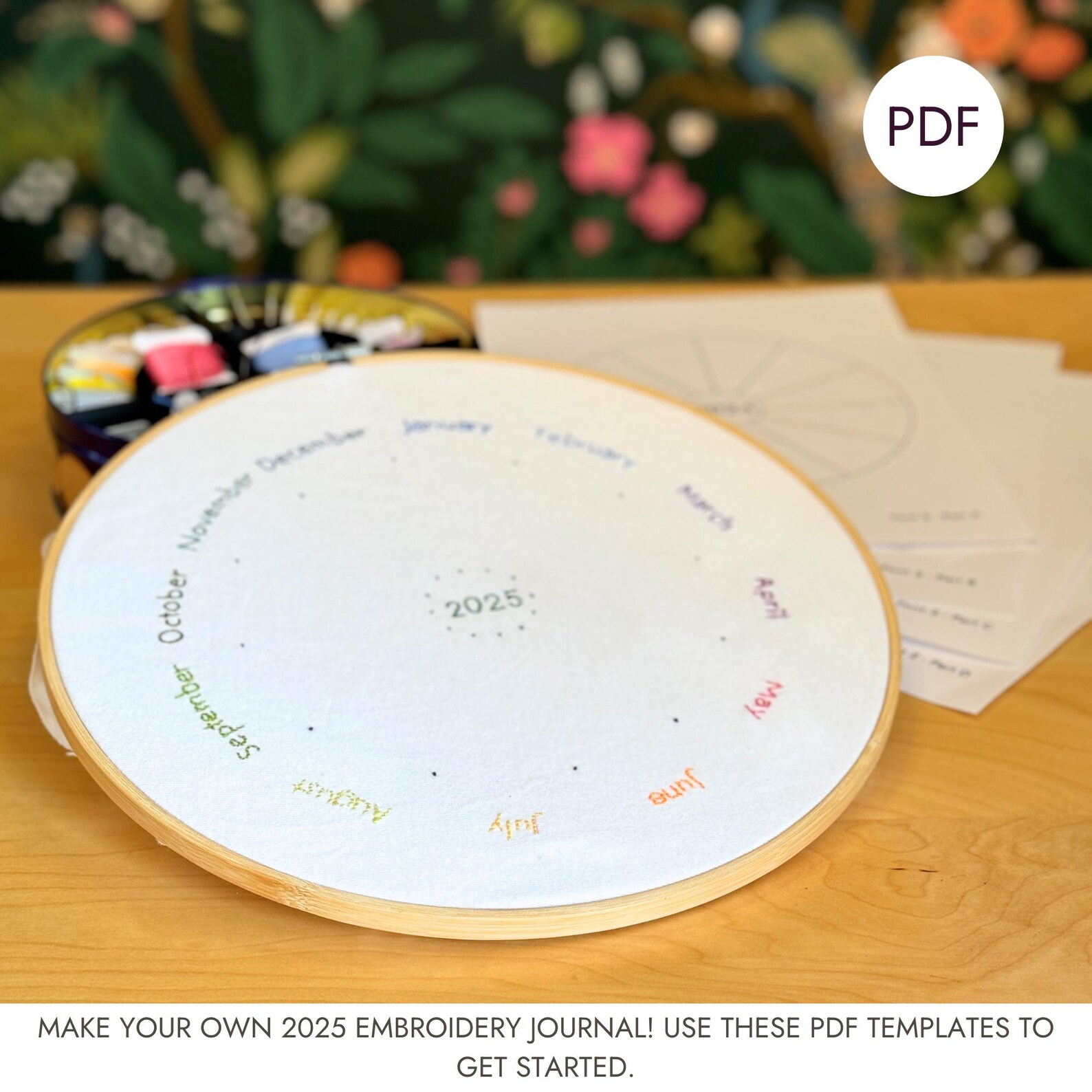 2025 Embroidery Journal Template PDF - Etsy