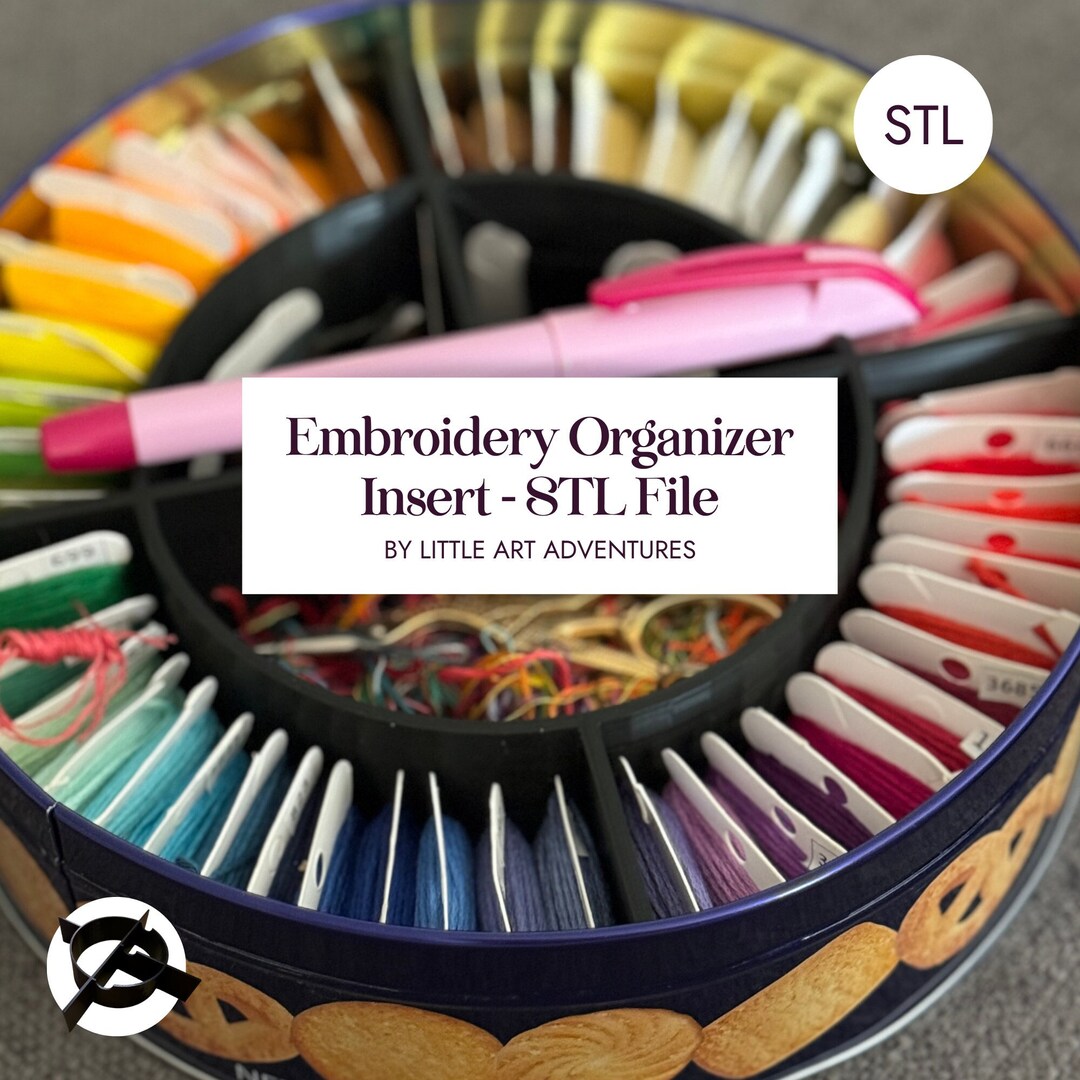 Embroidery Organizer Insert - STL File - Etsy