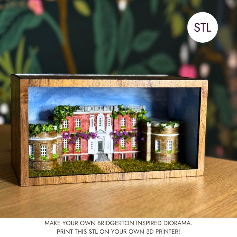 1800s London Manor Facade 3D Model - STL File - Etsy