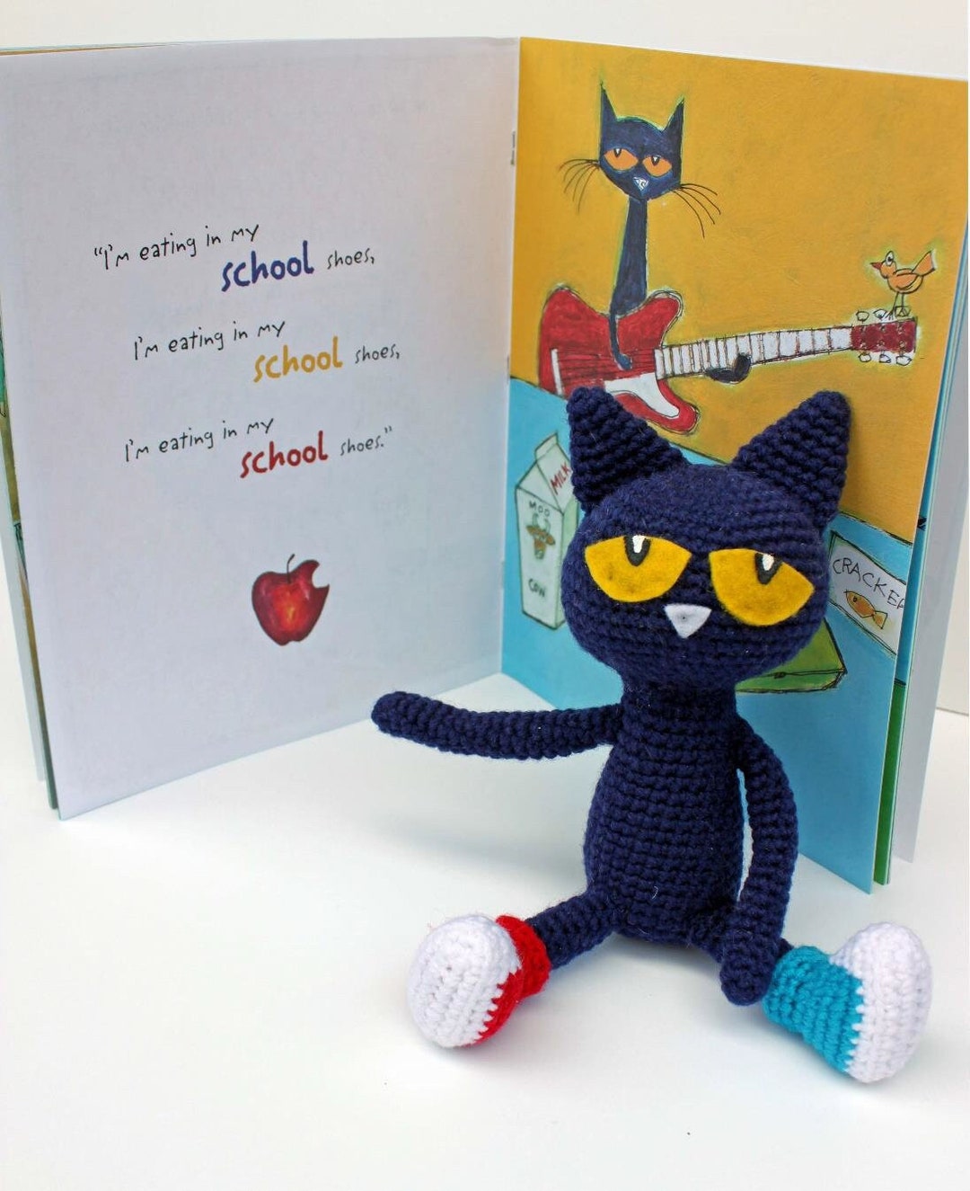 Pete the Cat Amigurumi Pattern - Etsy Australia