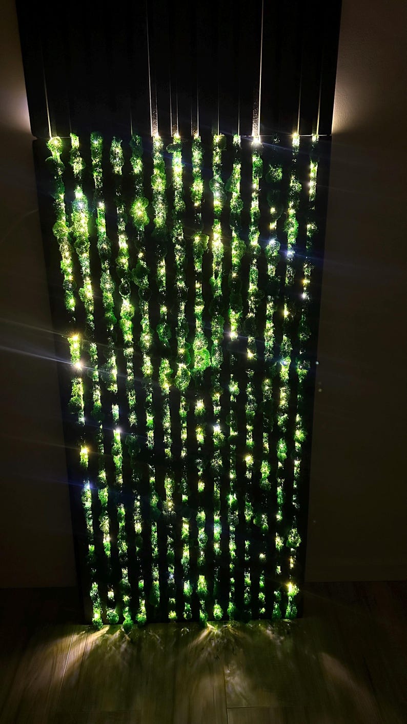 Large Stabilized Moss Wall Art – 120×60 Cm Acoustic Panel With Natural ...