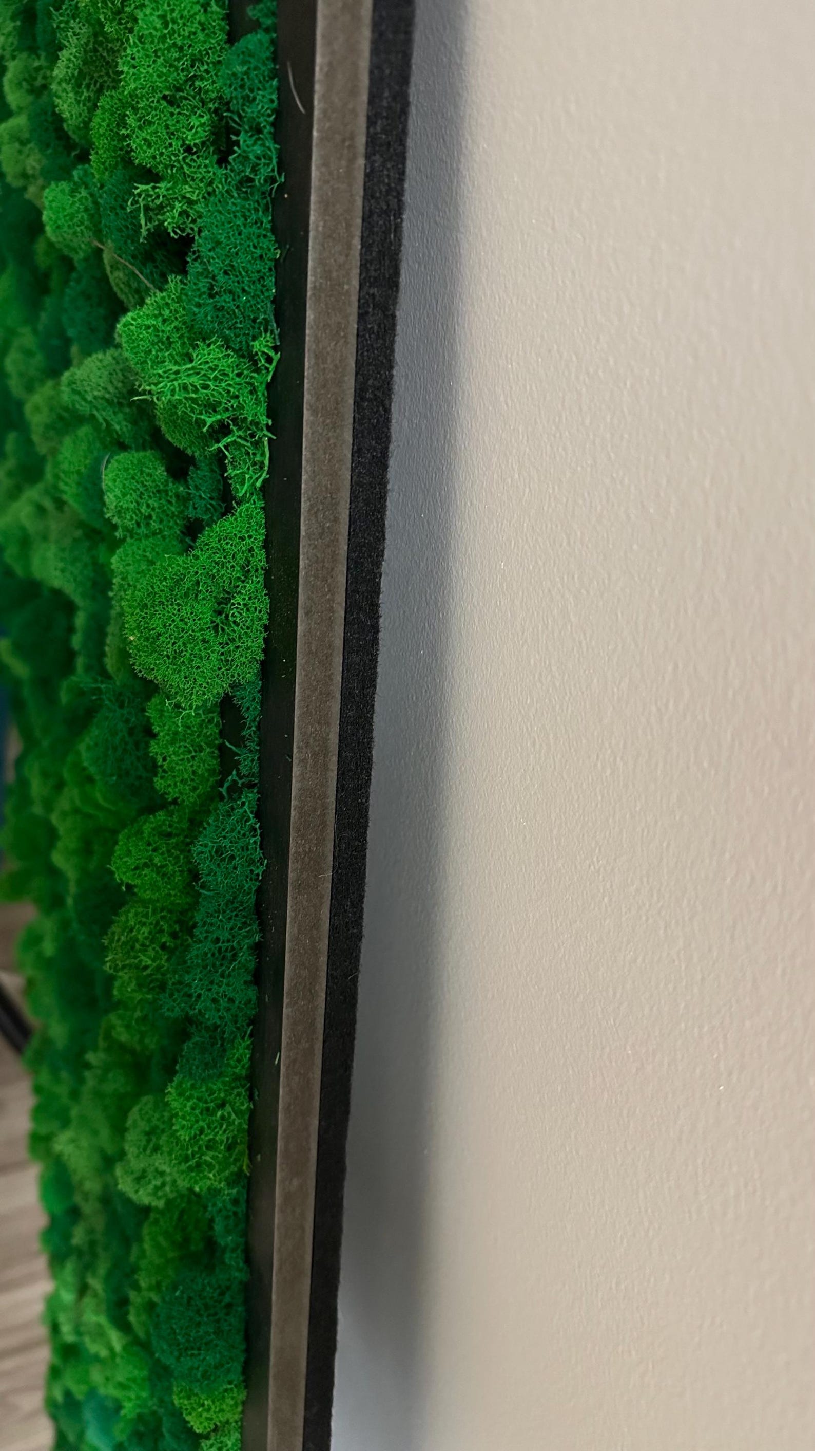 Large Stabilized Moss Wall Art – 120×60 Cm Acoustic Panel With Natural ...