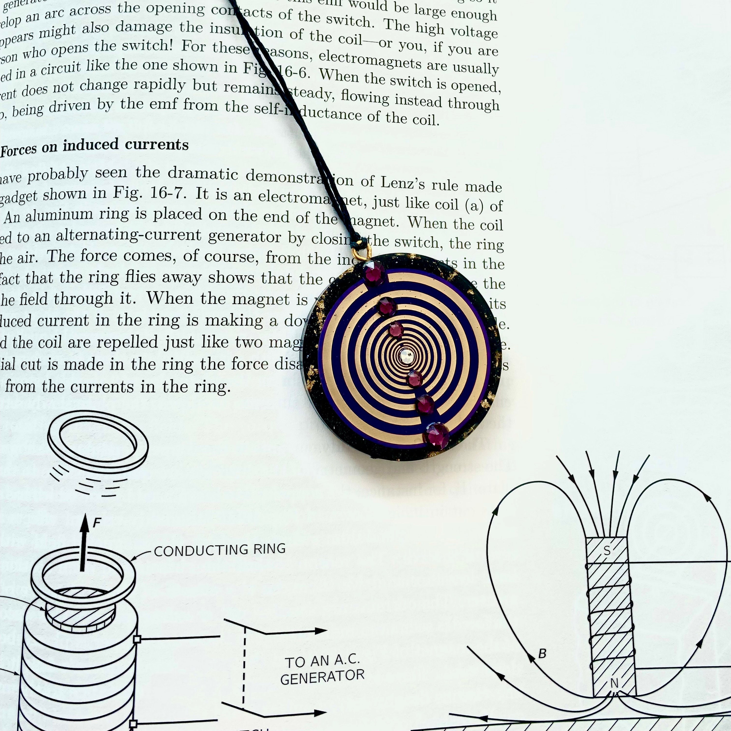 Lakhovsky Multi Wave Oscillator Orgonite Necklace 24K Gold Amethyst ...