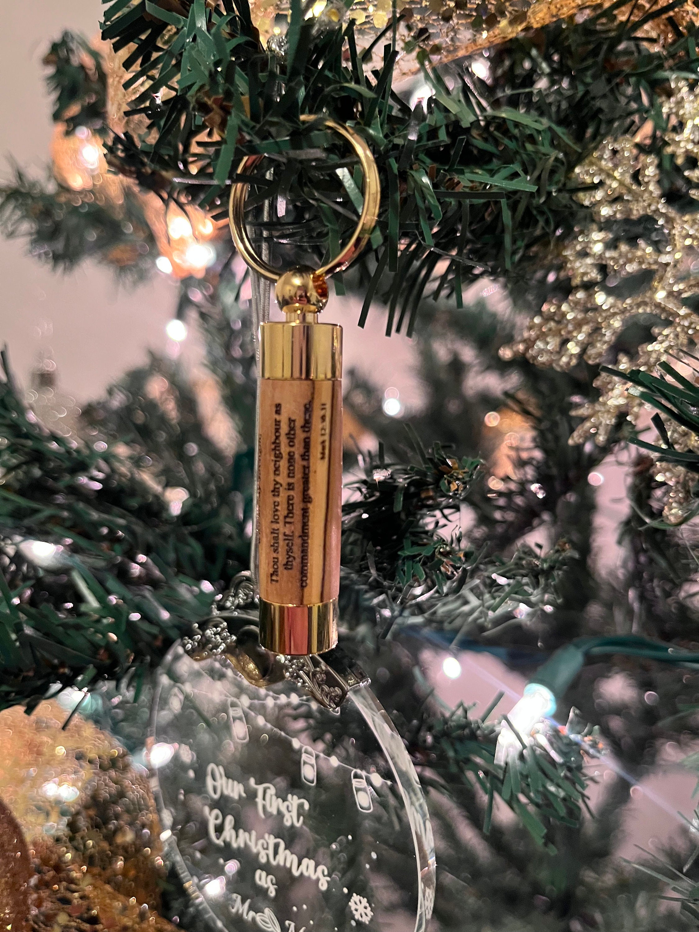 Jerusalem Wood LDS Oil Vials- Free Hebrew Name & Specialized Engravings ...