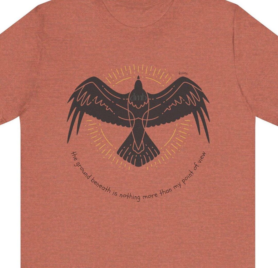Raven Tee DMB FRONT of Shirt Graphic Dave Matthews Band Inspired Unisex ...
