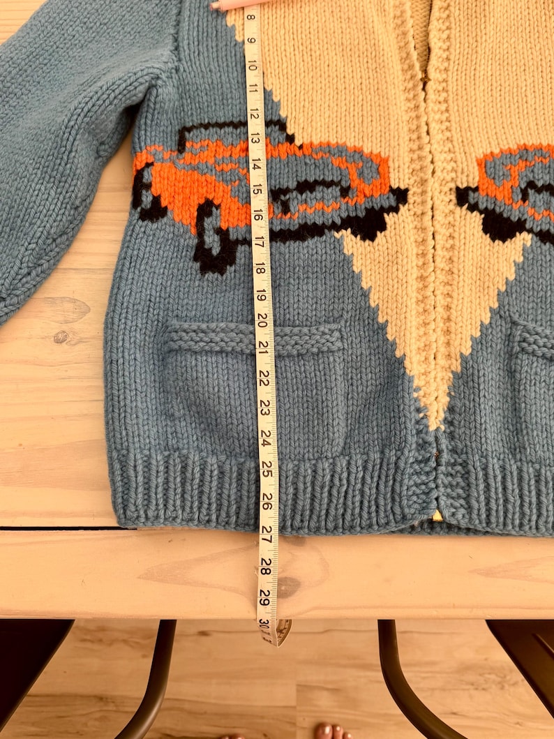 1950’s Cowichan Racecar Handmade Wool Zip up Sweater Gorgeous Vintage ...