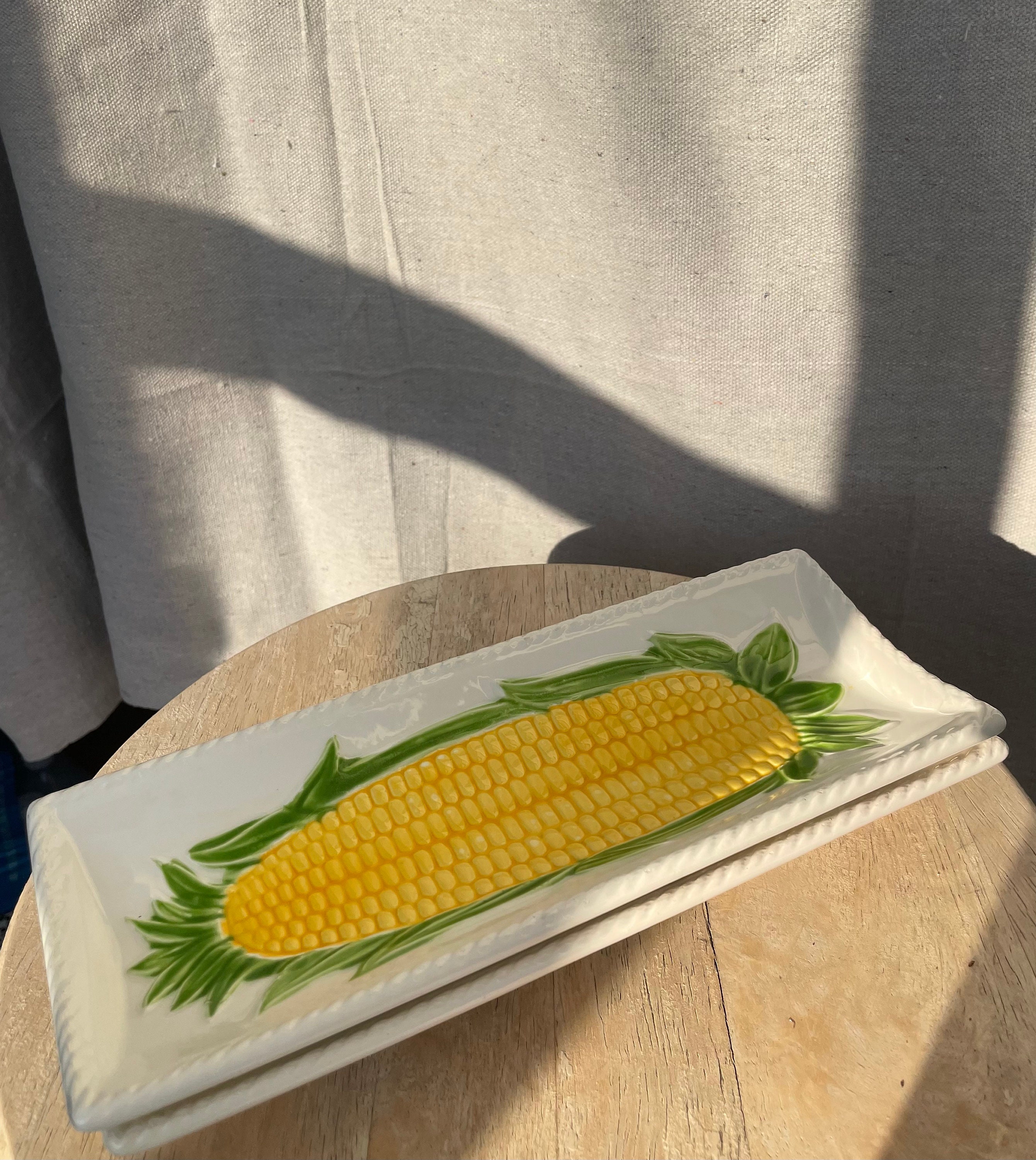 Vintage Corn on the Cob Serving Dishes - Etsy