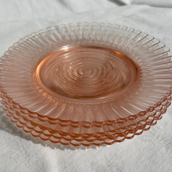 Vintage Glass Plates - Etsy