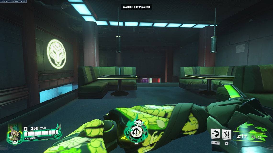 Flaming Oni Red Genji Overwatch Overlay HUD Customizable Overwatch 2 ...