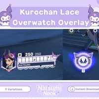 Baby Bear Lace Overwatch Overlay HUD Customizable Overwatch 2 Game Pink ...