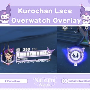 Baby Bear Lace Overwatch Overlay HUD Customizable Overwatch 2 Game Pink ...