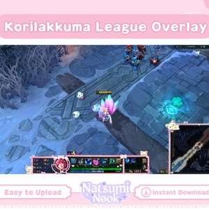 Bear Lace Pink League of Legends Game Overlay Stream Bear Overlay ...