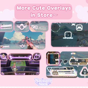 Bat Cat Mercy Overwatch Stream Overlay: Customizable HUD (digital ...