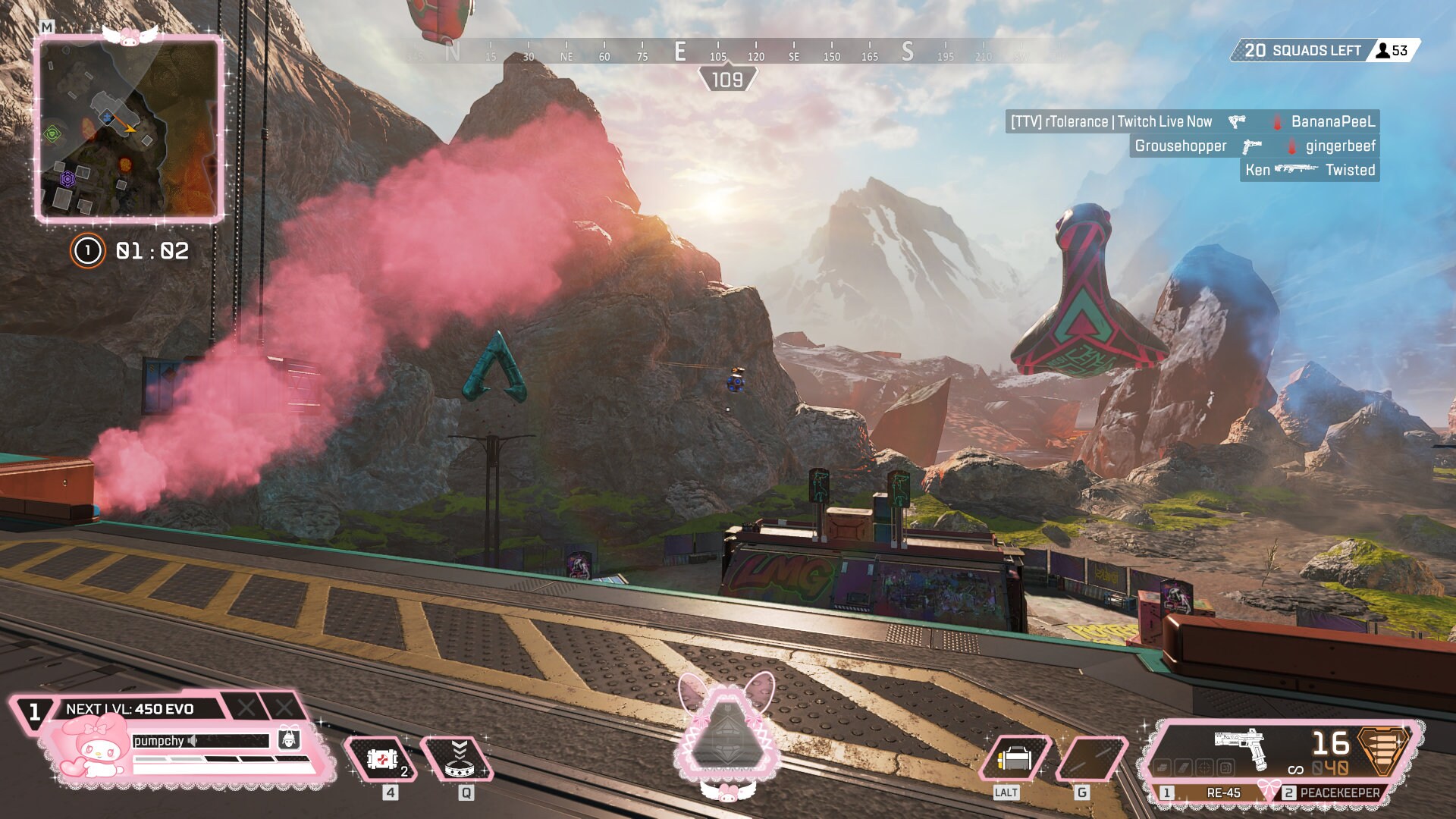 Melody Pink Lace Apex Overlay Apex Legends Overlay Stream Apex Legends ...