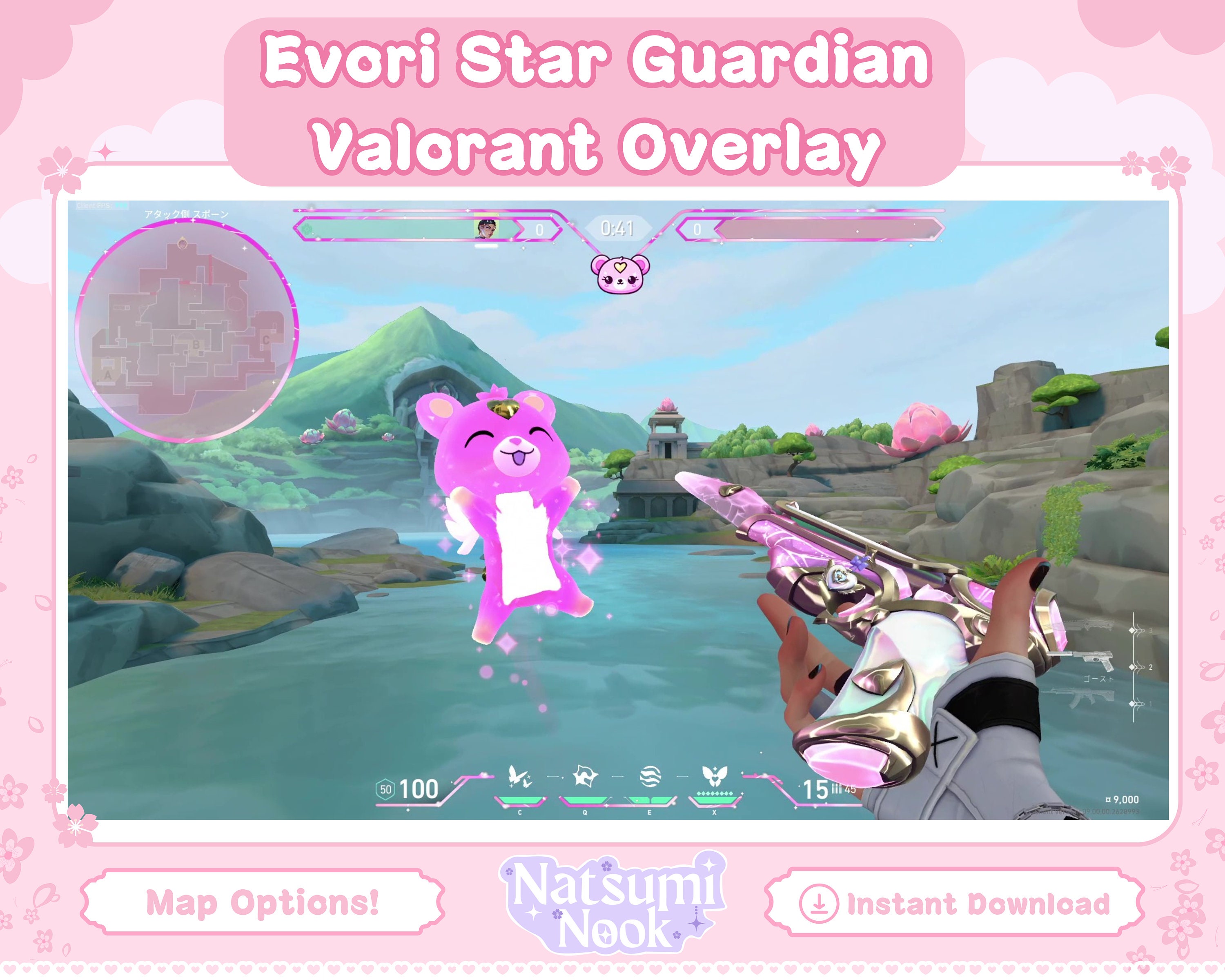 Evori Star Guardian Valorant Overlay Pack | Cute Stream HUD (digital ...