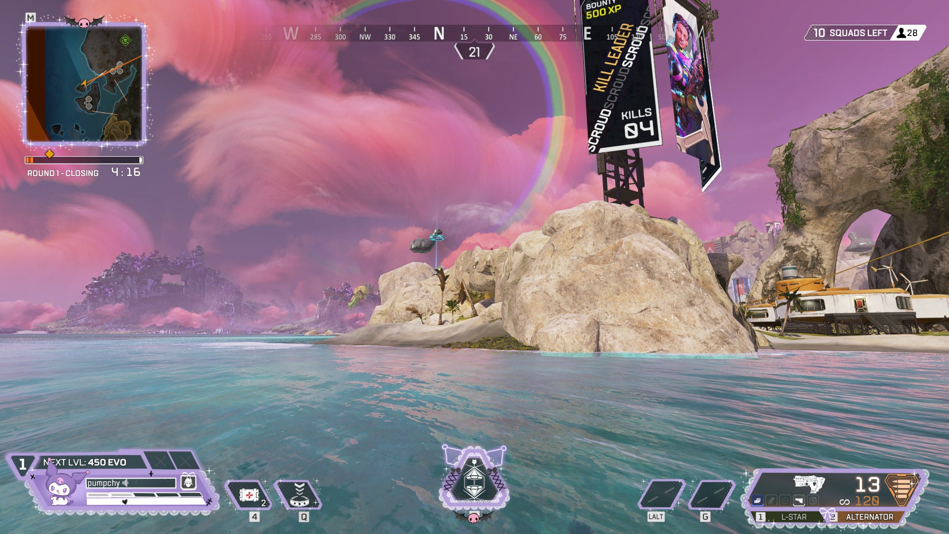 Purple Lace Apex Legends Stream Overlay: Kurochan Coquette Design ...