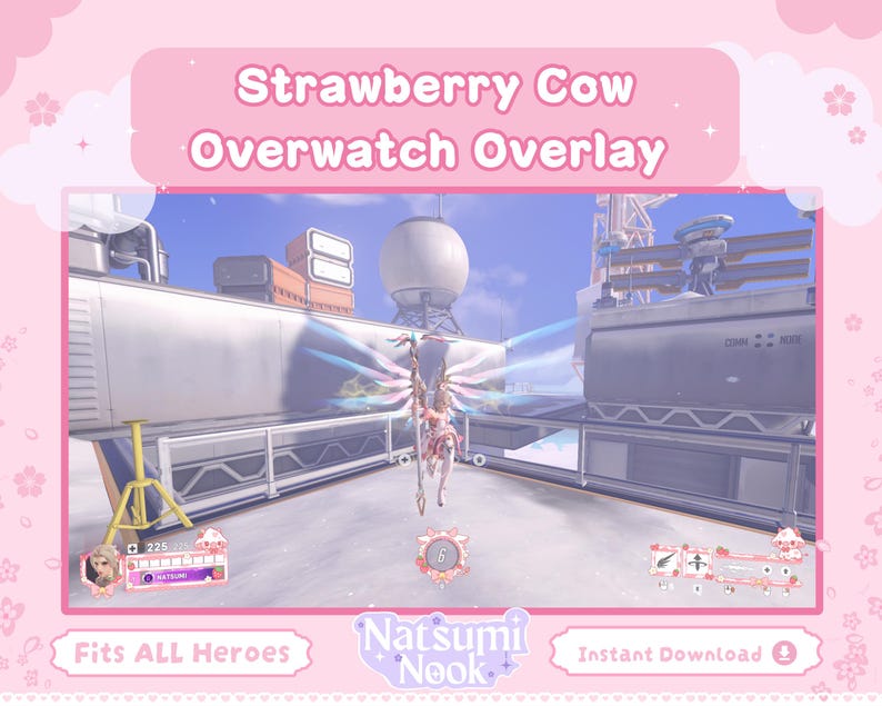 Strawberry Cow: Overwatch Stream Overlay or Hudsight In-game Overlay ...