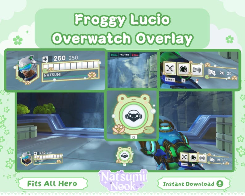 Froggy Lucio Overwatch Stream Overlay | Twitch, Youtube (digital ...