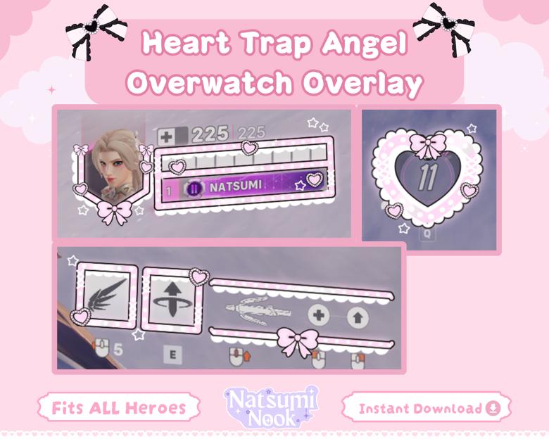 Heart Trap Overwatch Stream Overlay or Crosshair Overlay (digital ...
