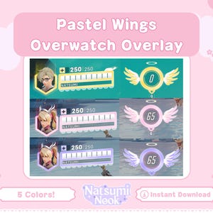 Cinnamon Baby Blue Lace Overwatch Overlay HUD Customizable Overwatch 2 ...