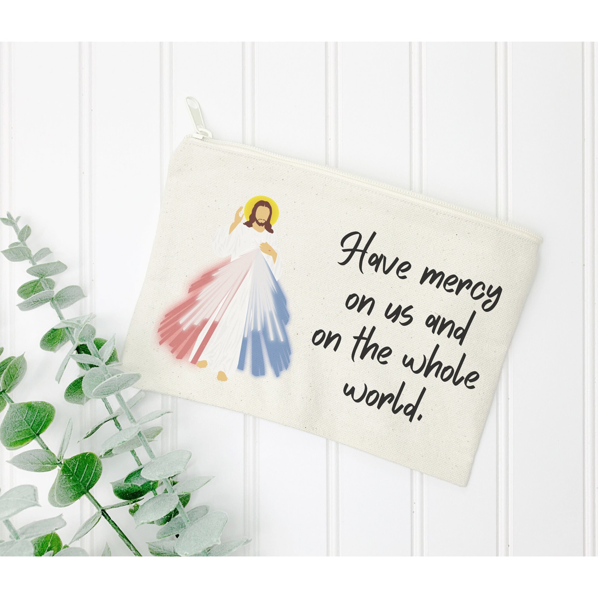 Divine Mercy Rosary Pouch, Divine Mercy Gift, Divine Mercy Bag, Rosary ...