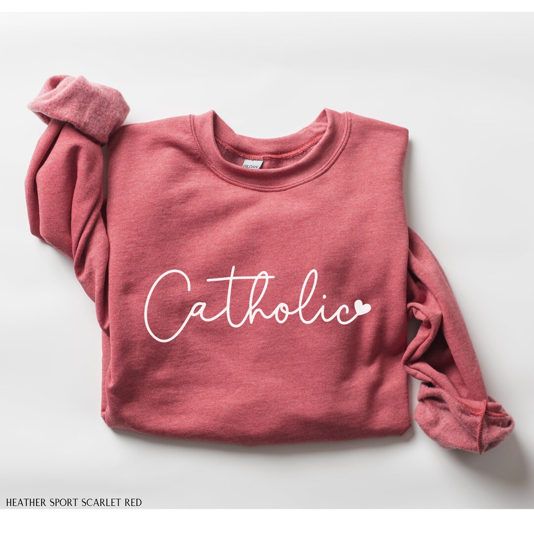 Catholic Sweatshirt, Catholic Gift for Women, Catholic Women Sweatshirt ...
