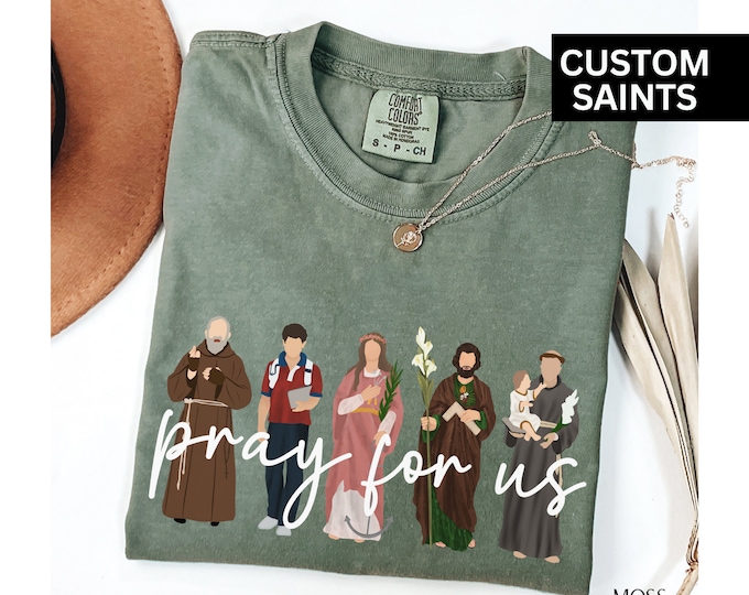 Catholic Saints Shirt, Funny Catholic Shirt, Catholic Gift for Women ...
