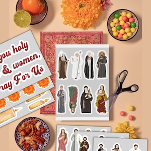 Printable Saint Decor, Catholic Decor, All Hallows Eve Decor, All ...