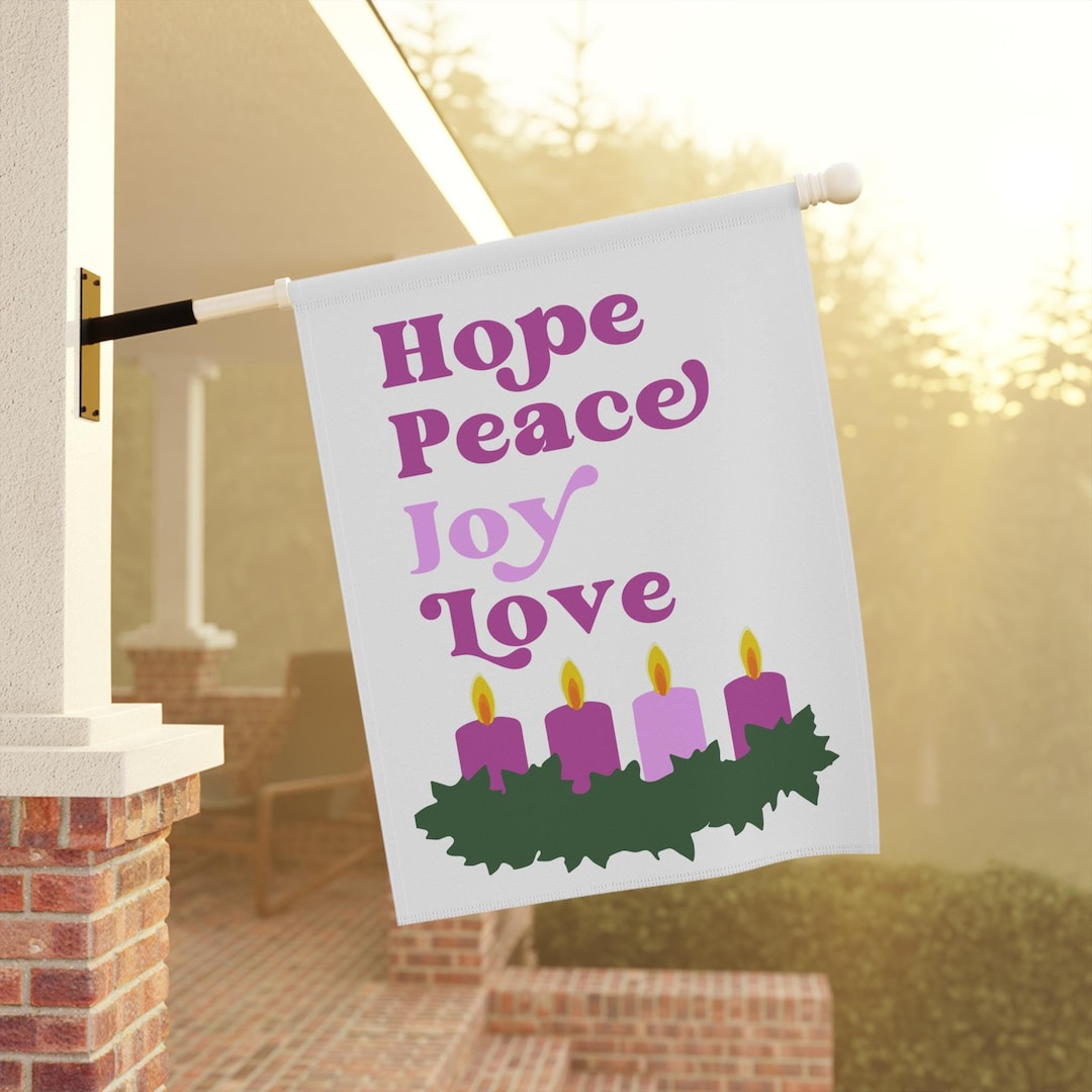 Advent Flag, Advent Banner, Advent Decor, Catholic Flag, Catholic ...