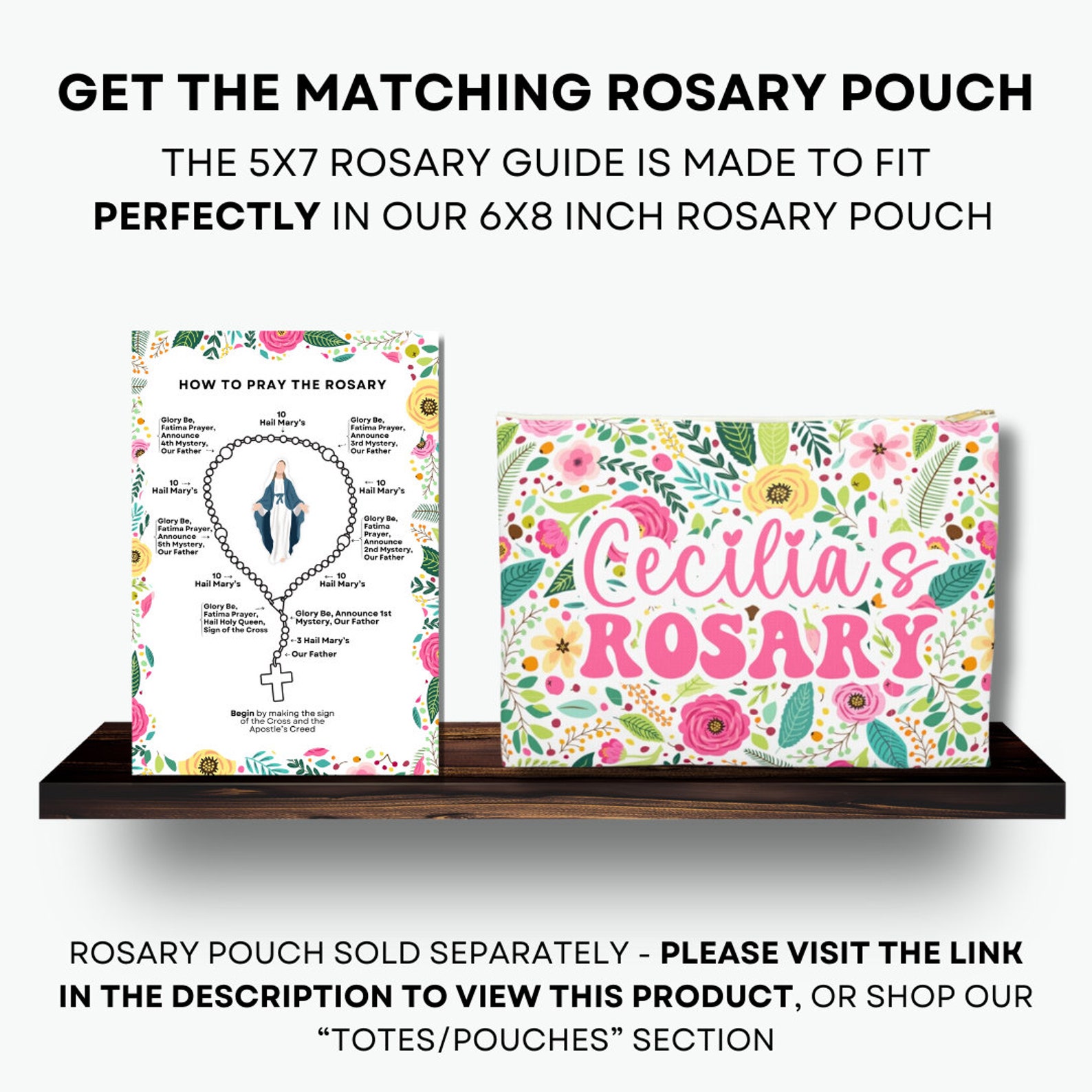 Kids Rosary Guide Printable, Catholic Prayer Card, How to Pray the ...