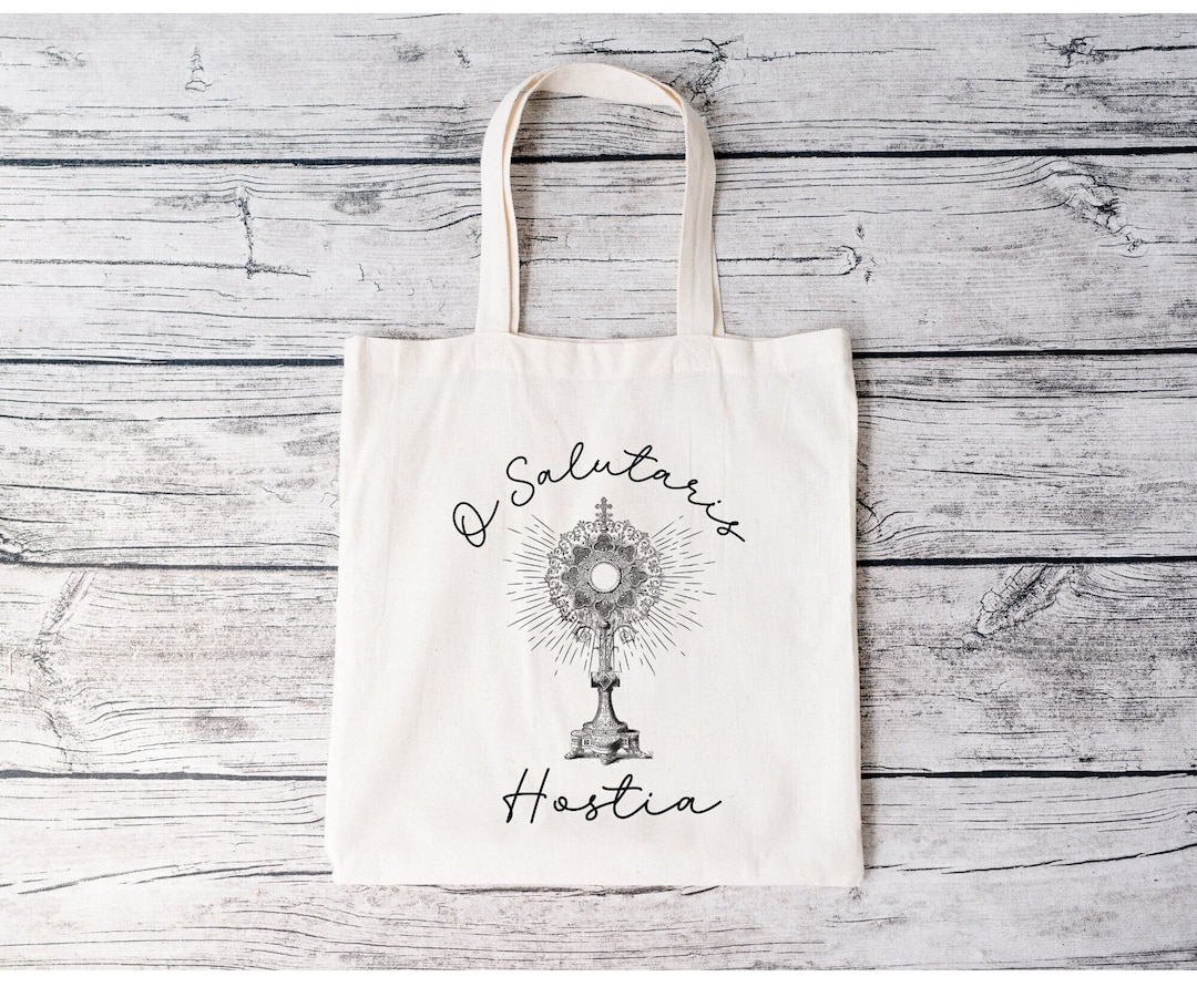Catholic Tote Bag, Catholic Mass Bag, Eucharistic Gift, Blessed ...