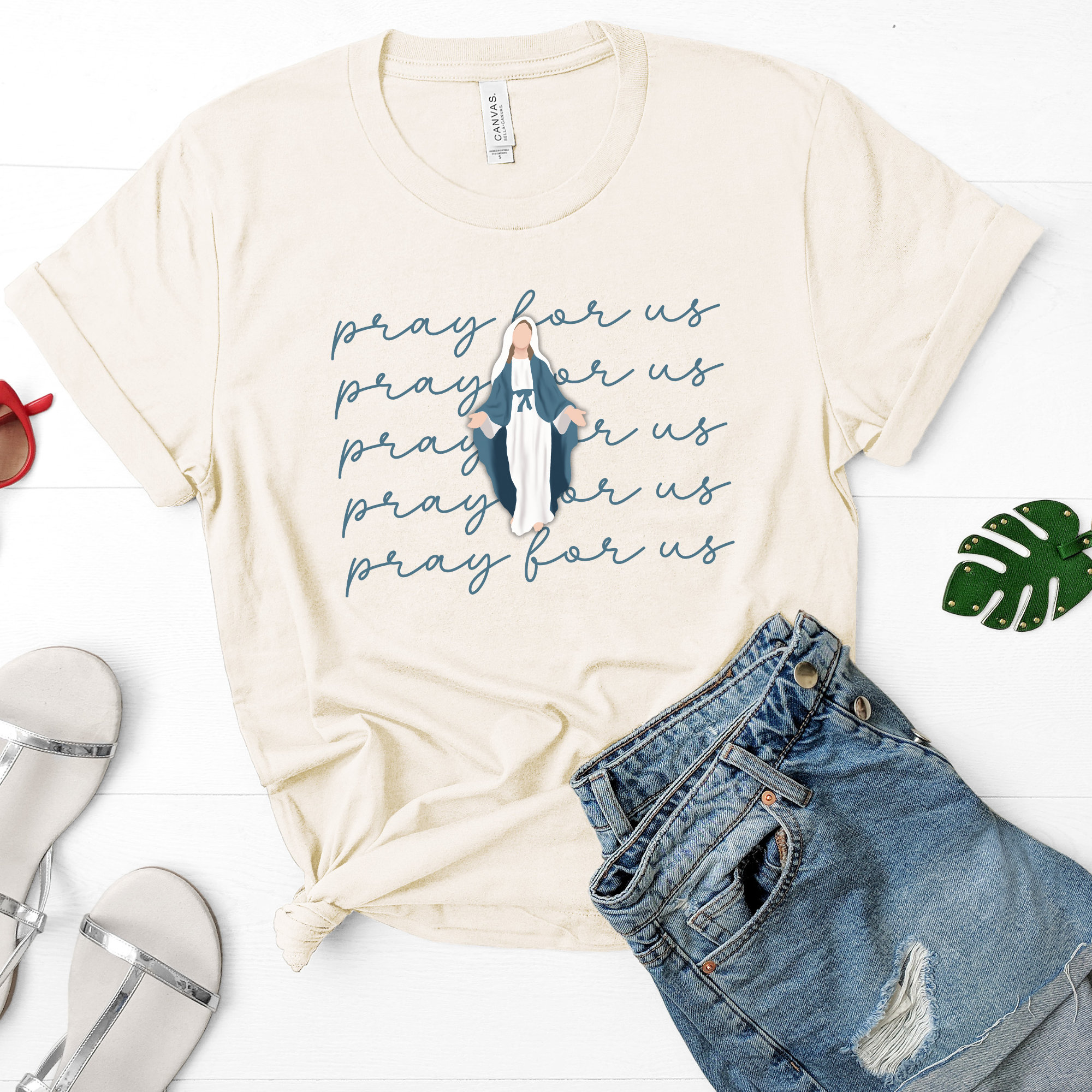 Virgin Mary Shirt, Mother Mary Gift for Mom, Marian Shirt, Catholic ...