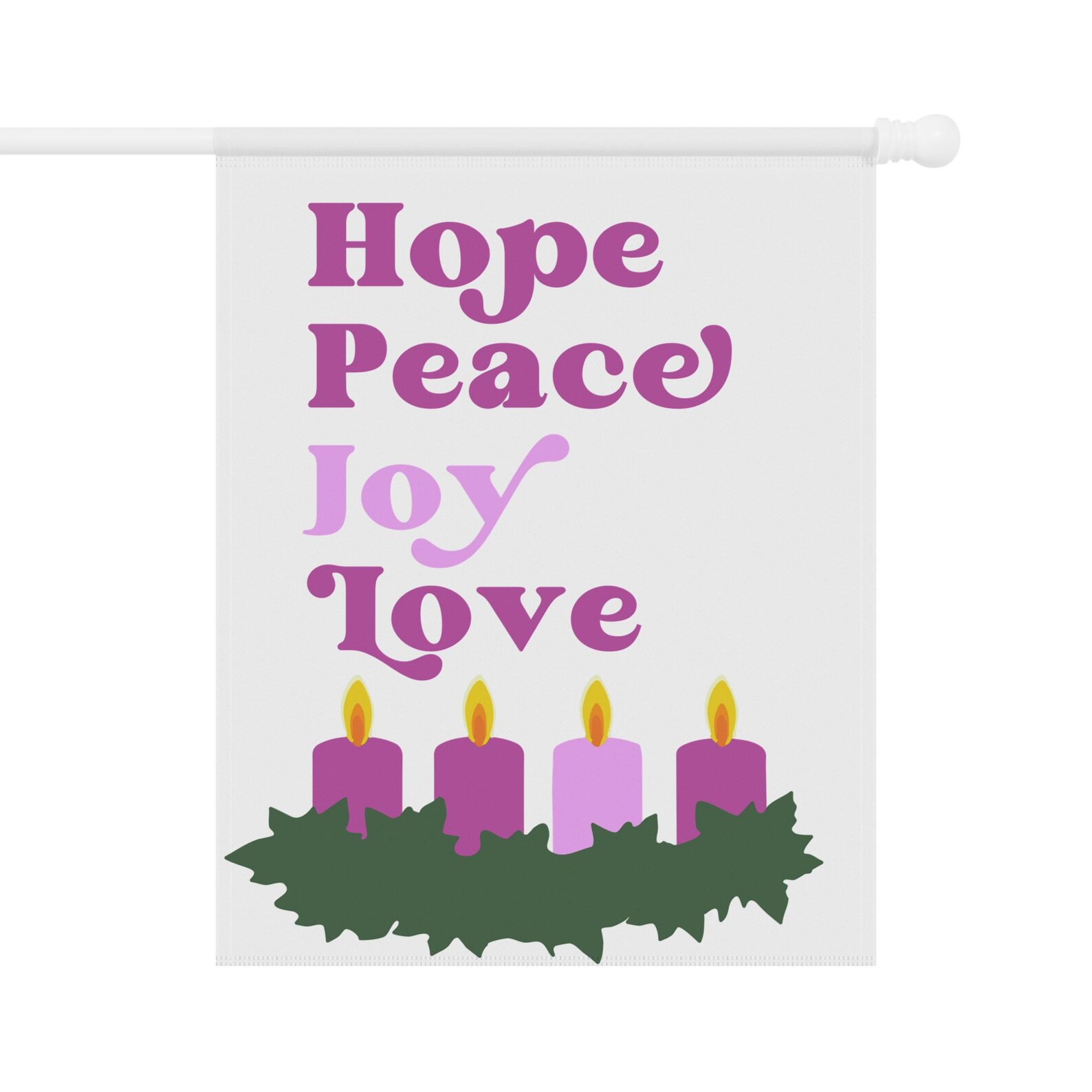Advent Flag, Advent Banner, Advent Decor, Catholic Flag, Catholic ...