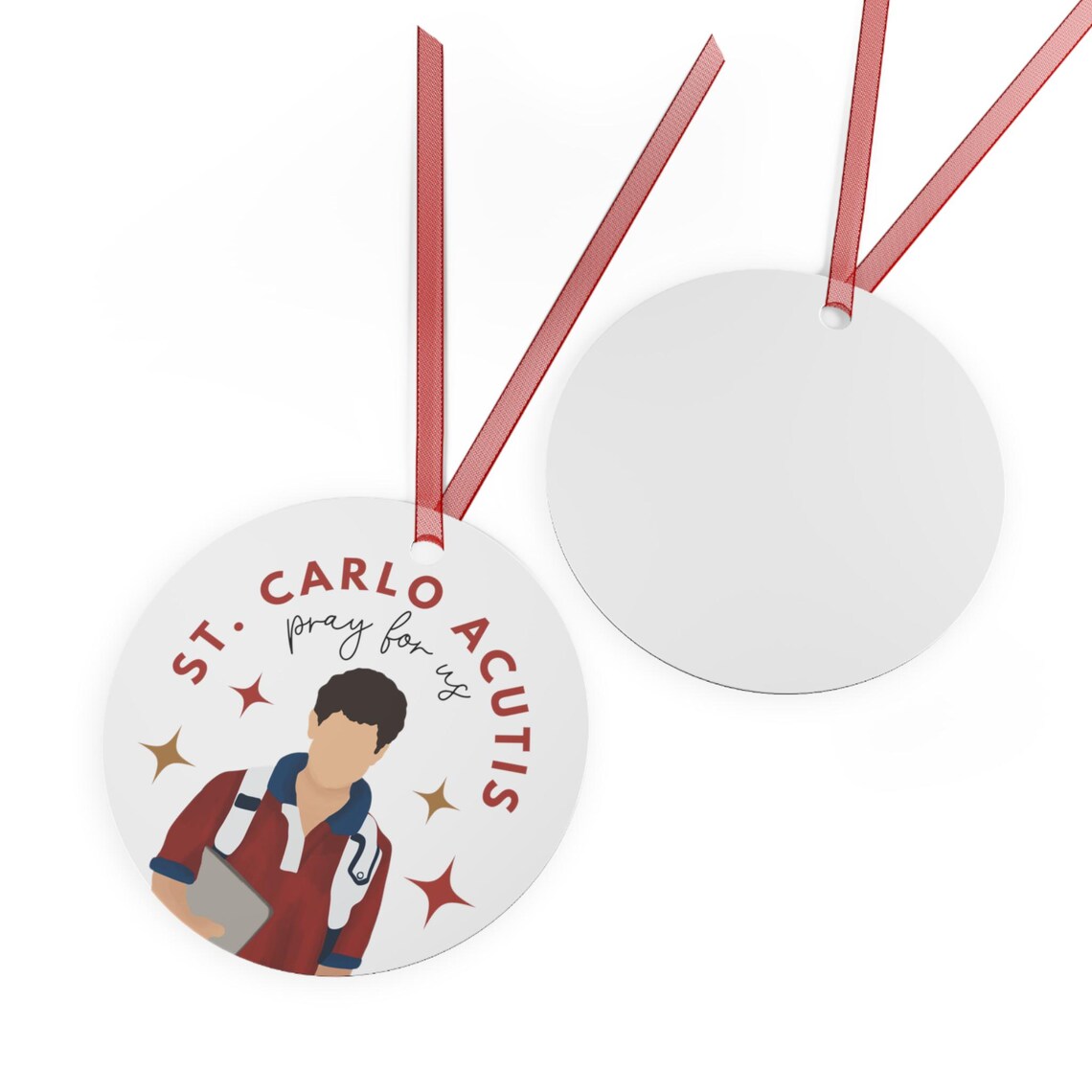Carlo Acutis Ornament, Carlo Acutis Gift, Saint Ornament, Catholic ...