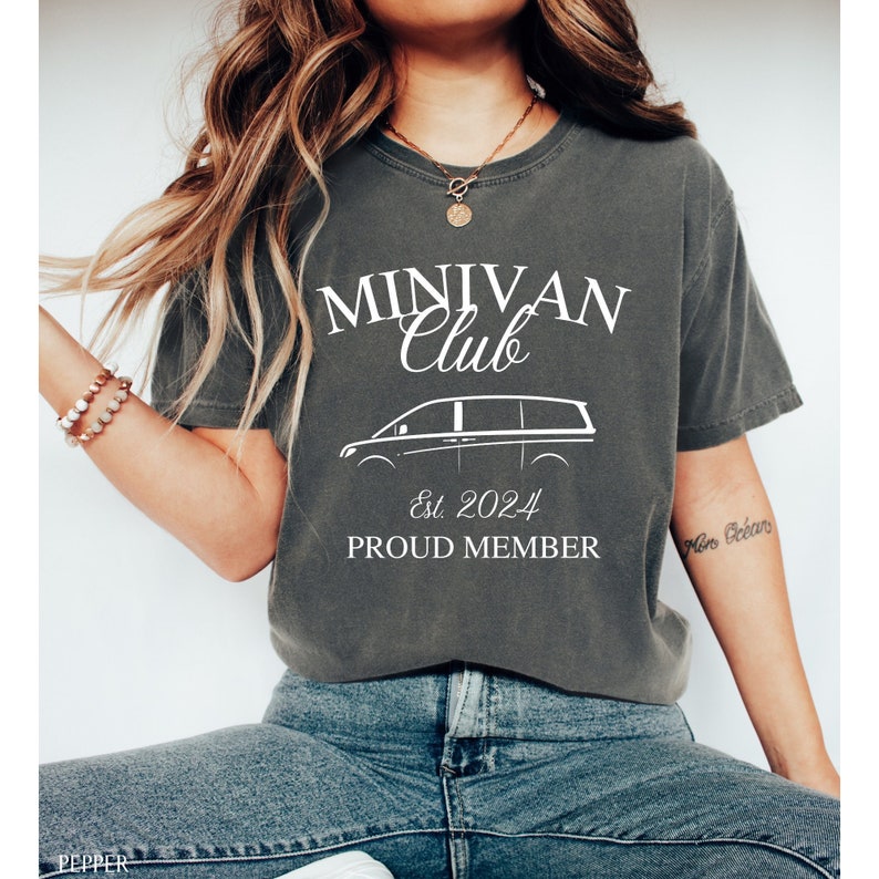 Custom Social Club Shirt, Minivan Mom Shirt, Funny Mom Shirt, Custom ...