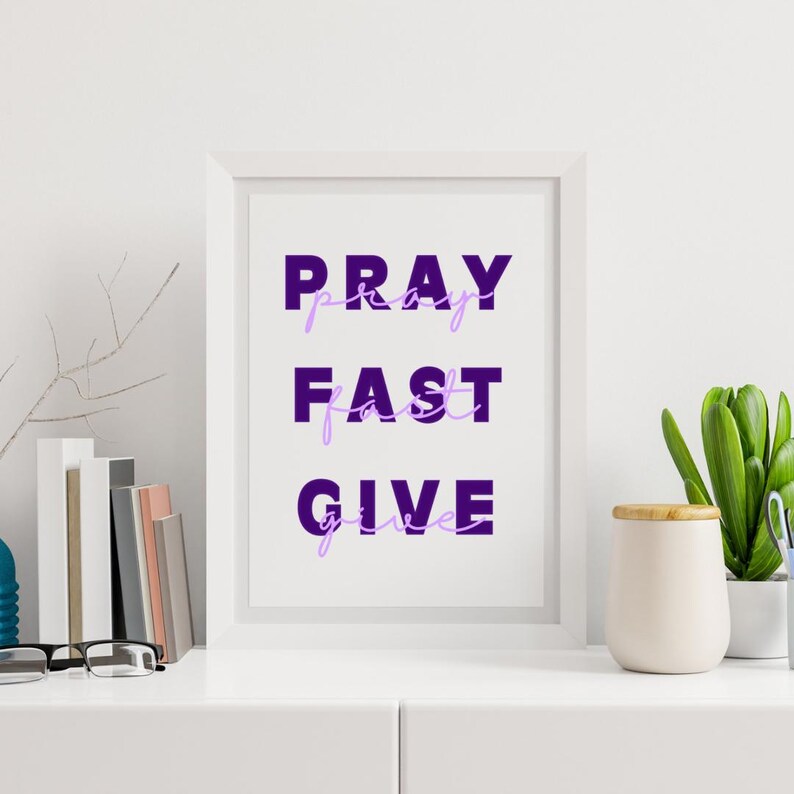 Lent Decor PRINTABLE, Catholic Wall Art, Catholic Poster Print ...