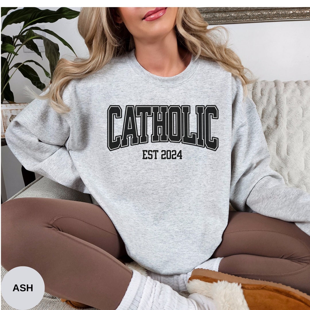 RCIA Gift, Custom Catholic Gift, Custom Catholic Sweatshirt, Mens Shirt ...