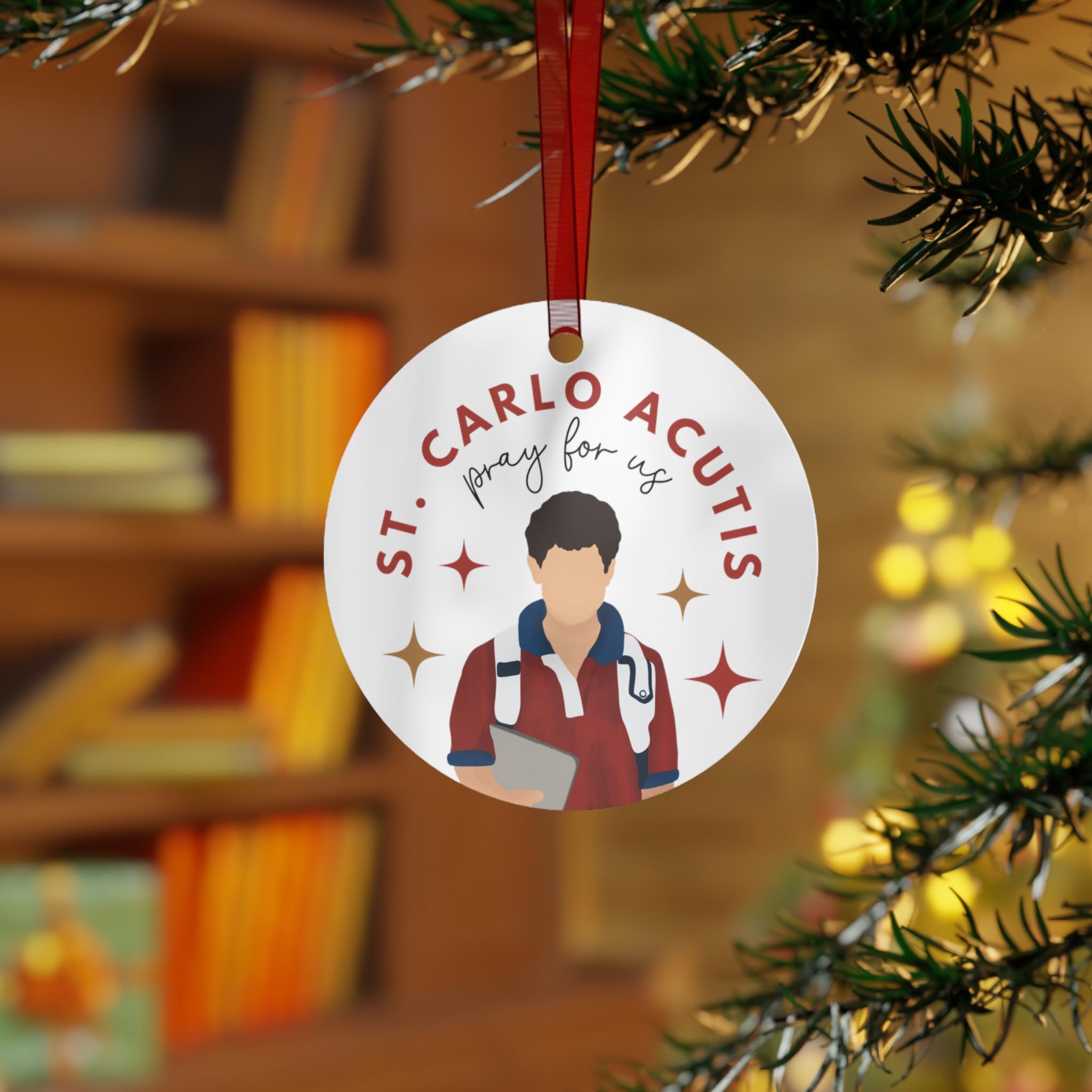 Carlo Acutis Ornament, Carlo Acutis Gift, Saint Ornament, Catholic ...