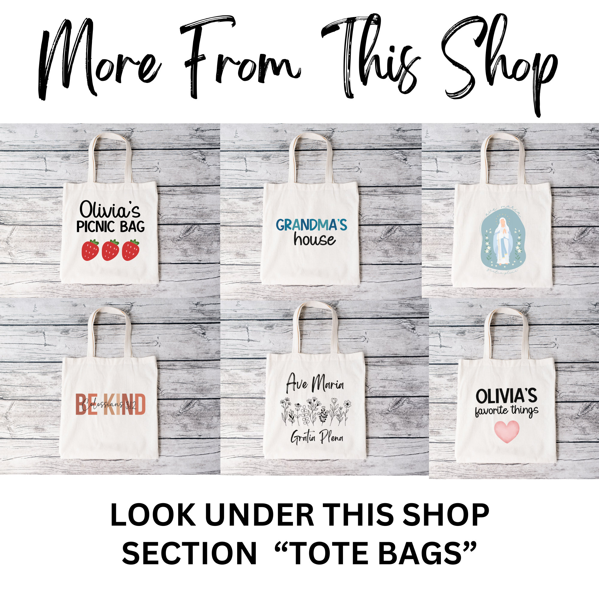 Catholic Saints Bag, Catholic Saint Gift, Catholic Tote Bag for Mass ...