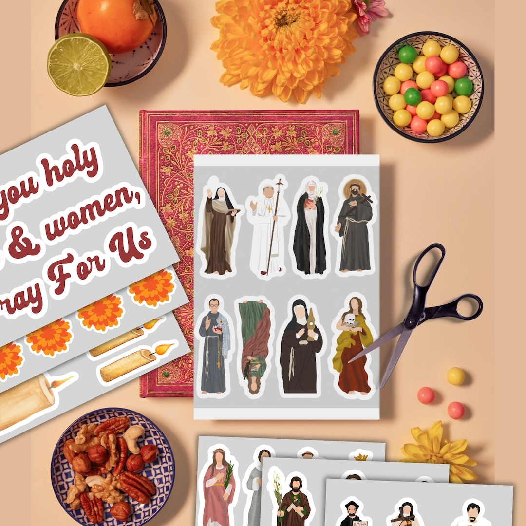 Printable Saint Decor, Catholic Decor, All Hallows Eve Decor, All ...