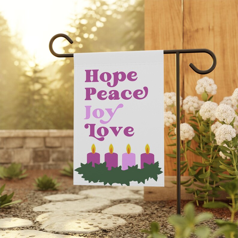Advent Flag, Advent Banner, Advent Decor, Catholic Flag, Catholic ...
