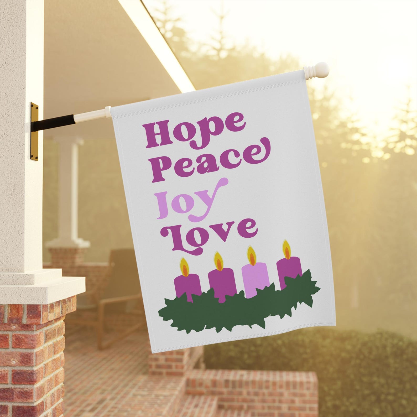 Advent Flag, Advent Banner, Advent Decor, Catholic Flag, Catholic ...