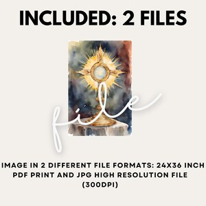 Monstrance Wall Art PRINTABLE, Catholic Wall Art, Eucharist Poster ...