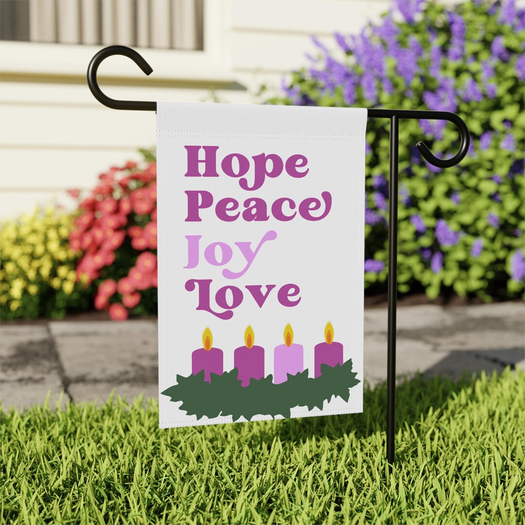 Advent Flag, Advent Banner, Advent Decor, Catholic Flag, Catholic ...