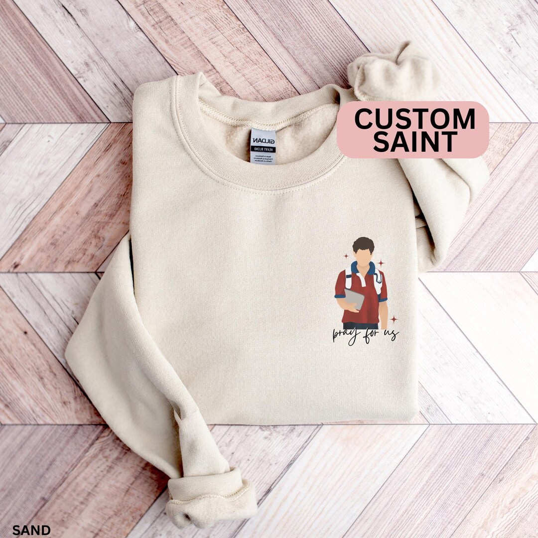 Custom Saints Sweatshirt, Catholic Saints Gift, Catholic Sweatshirt ...