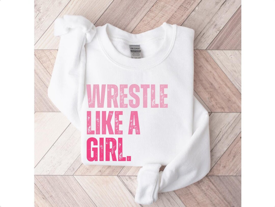 YOUTH Wrestle Like a Girl, Pink Wrestling Gift, Girls Wrestling ...