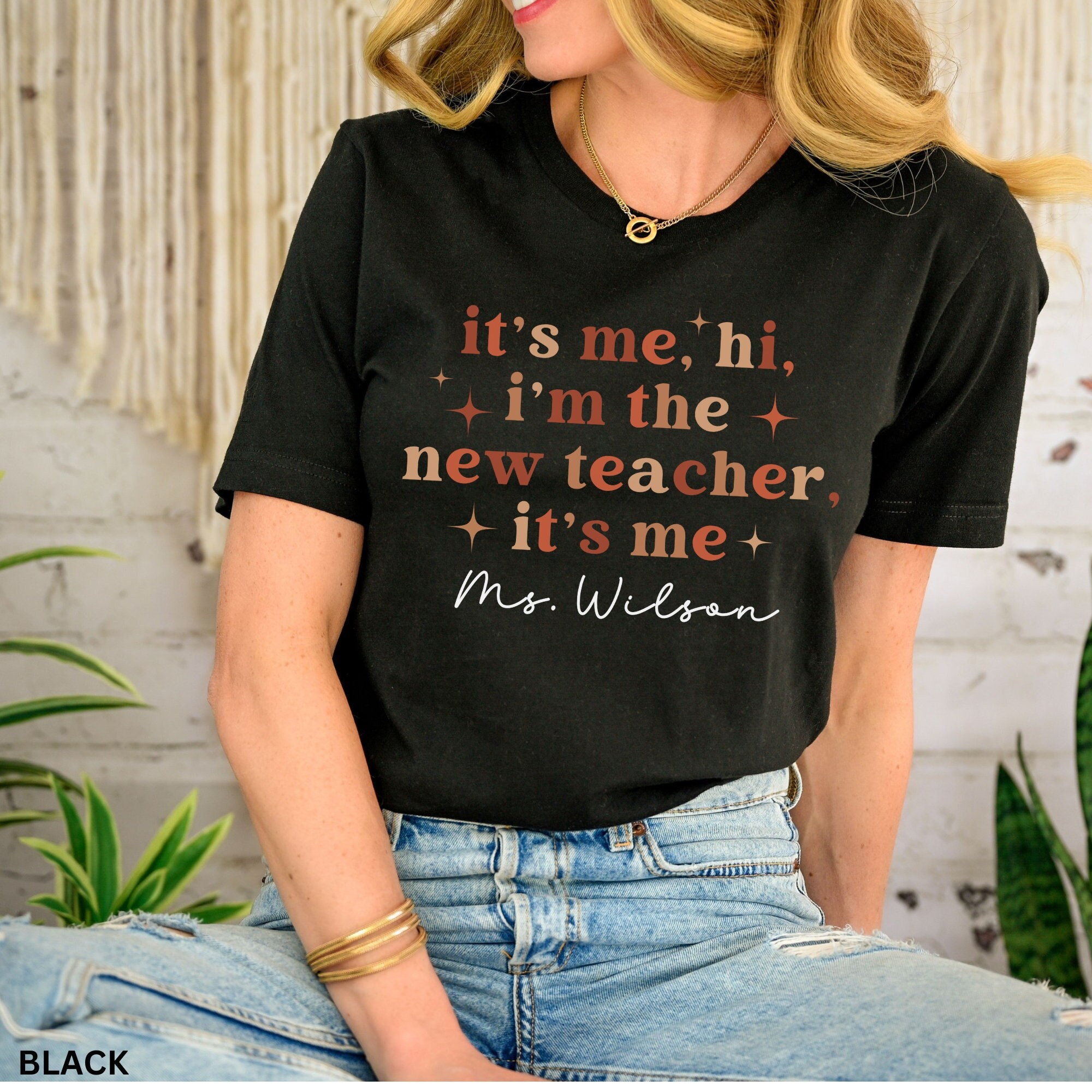 Custom New Teacher Shirt, First Year Teacher Back to School Shirt, New ...